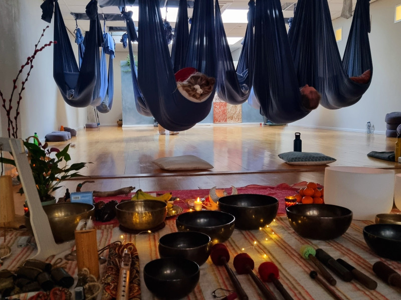 Klankbad in een hangmat - Hipsy