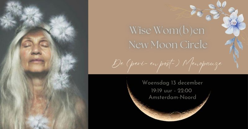 Wise Wom(b)en New Moon Circle - de (peri- en post-) Menopauze - Hipsy