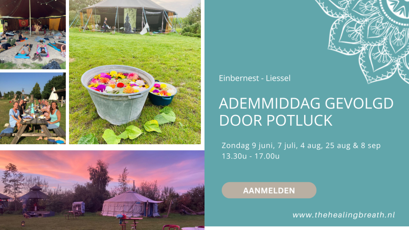 Ademworkshop Transformational Breath® gevolgd door potluck - Hipsy