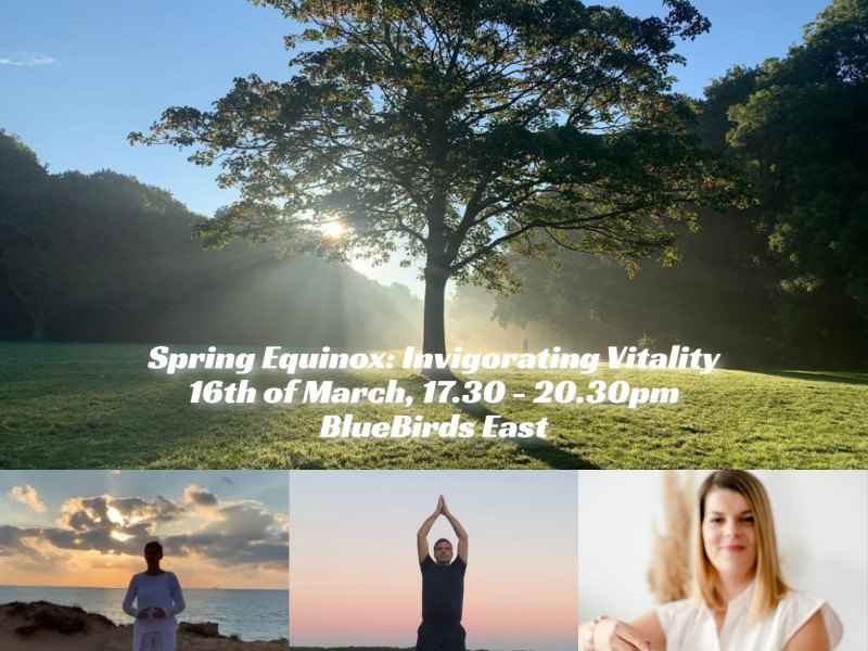 🌿🎵 SPRING Equinox - Harmony in Motion: Qi Gong & Sound Journey - Hipsy