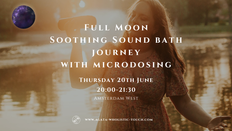 Full Moon Soothing Sound Bath Journey with microdosing - Hipsy