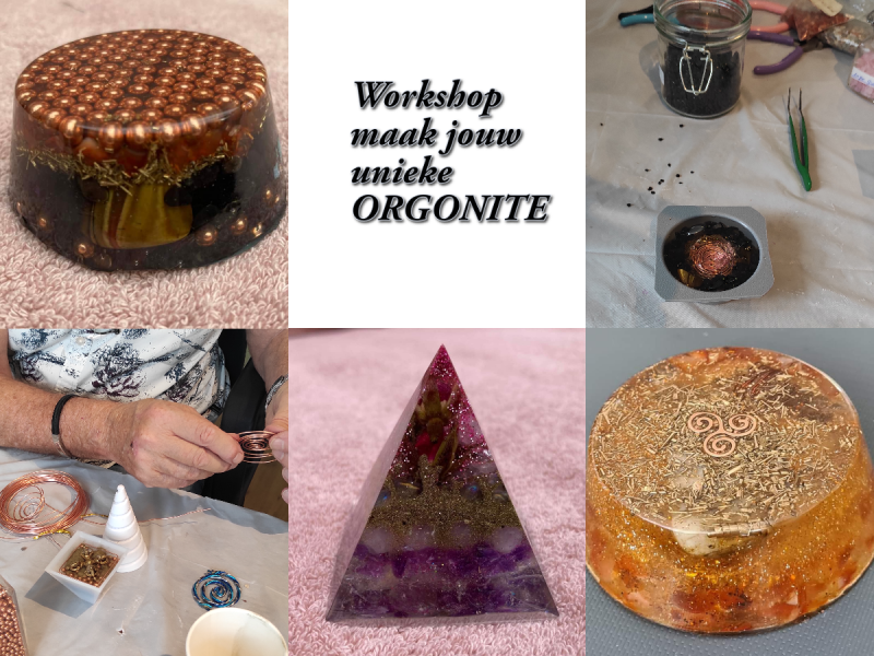 Workshop Orgonite Piramide maken - Hipsy