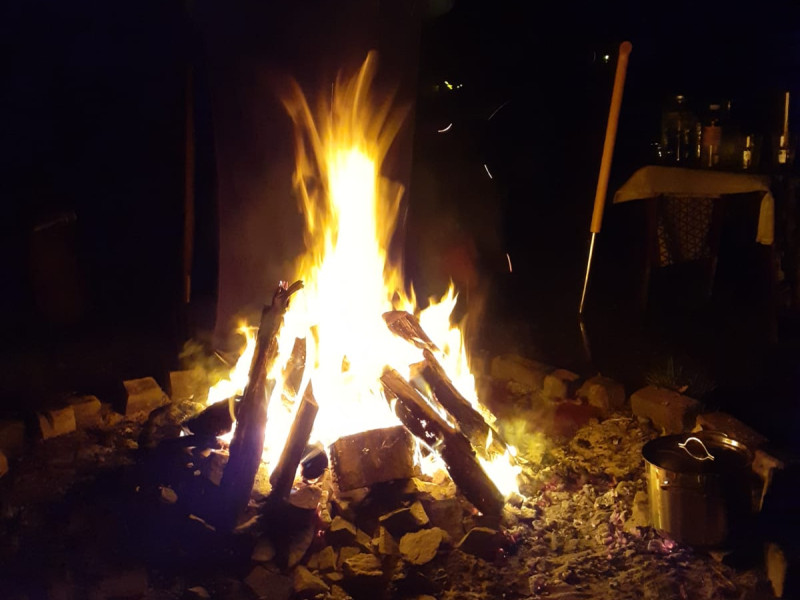 Kampvuur Sharing - gemengde circle - Hipsy