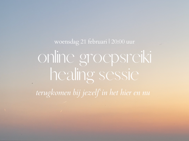 Online groepsreiki healing | terugkomen bij jezelf, in het hier en nu - Hipsy