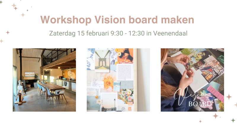 Workshop Vision board maken in Veenendaal - Hipsy