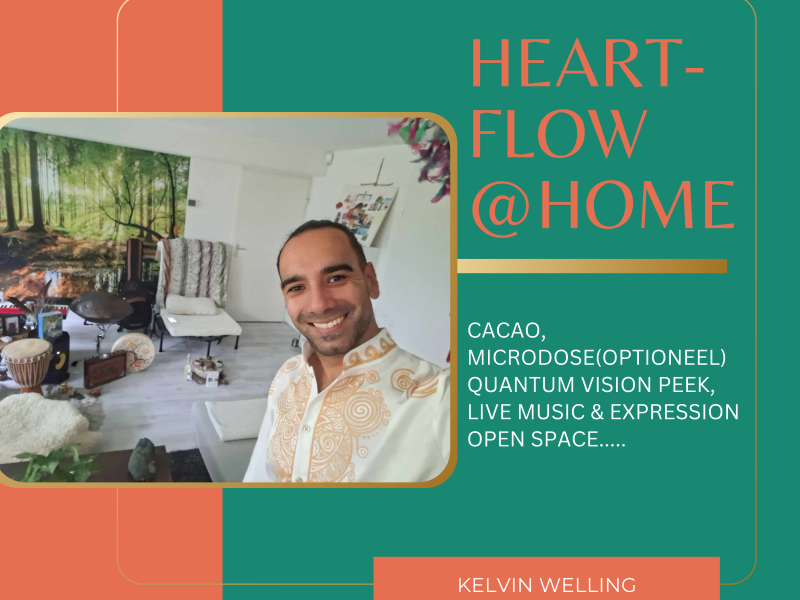 Heartflow@home - Cacao, Microdose, Quantum Vision Peek, Breathwork - Hipsy