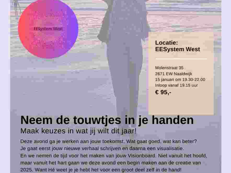 Creëer jouw 2025! Visionboard en EESystem energie. - Hipsy