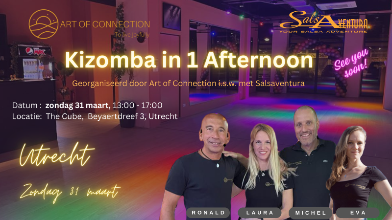 Kizomba in 1 Afternoon - beginners2/intermediate - Hipsy