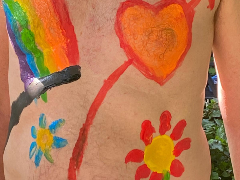 The art of bodypaint - Hipsy