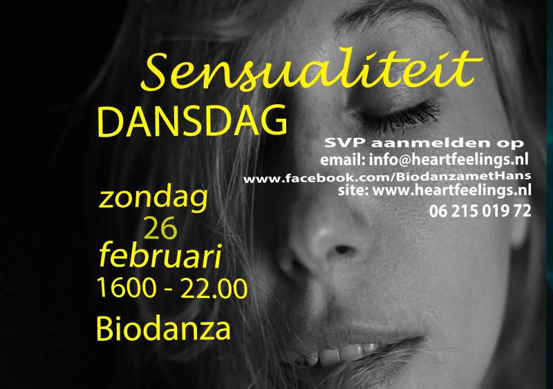 Biodanza verdiepingsdag 'Sensualiteit' - Hipsy