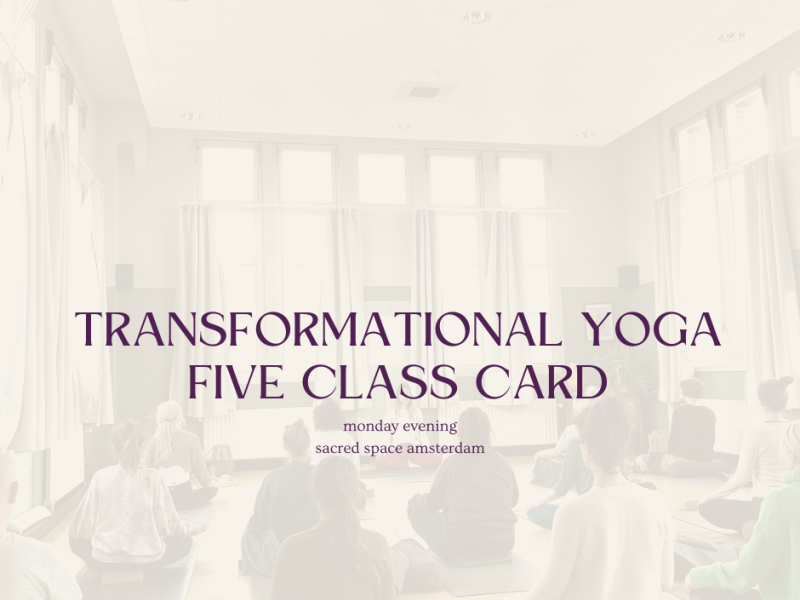 Five class card Transformational Yoga - Hipsy