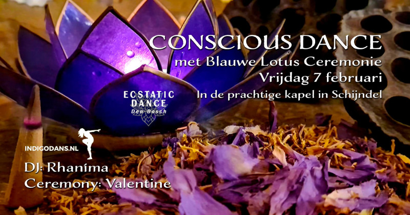 Conscious Dance in de kapel met Dj Rhaníma en Blue Lotus Ceremonie - Hipsy